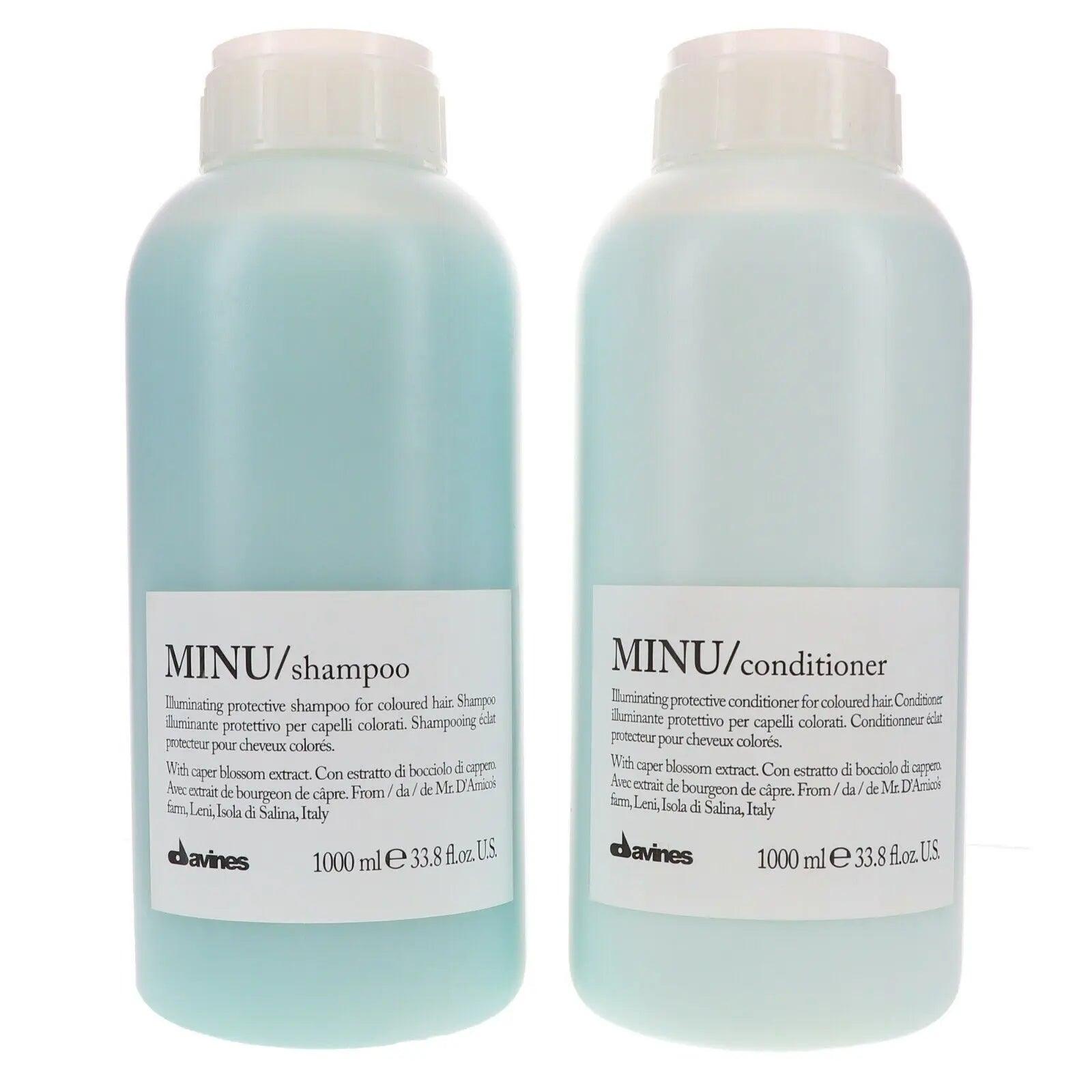 Davines Minu Pro Size Shampoo & Conditioner 1L Duo | Davines