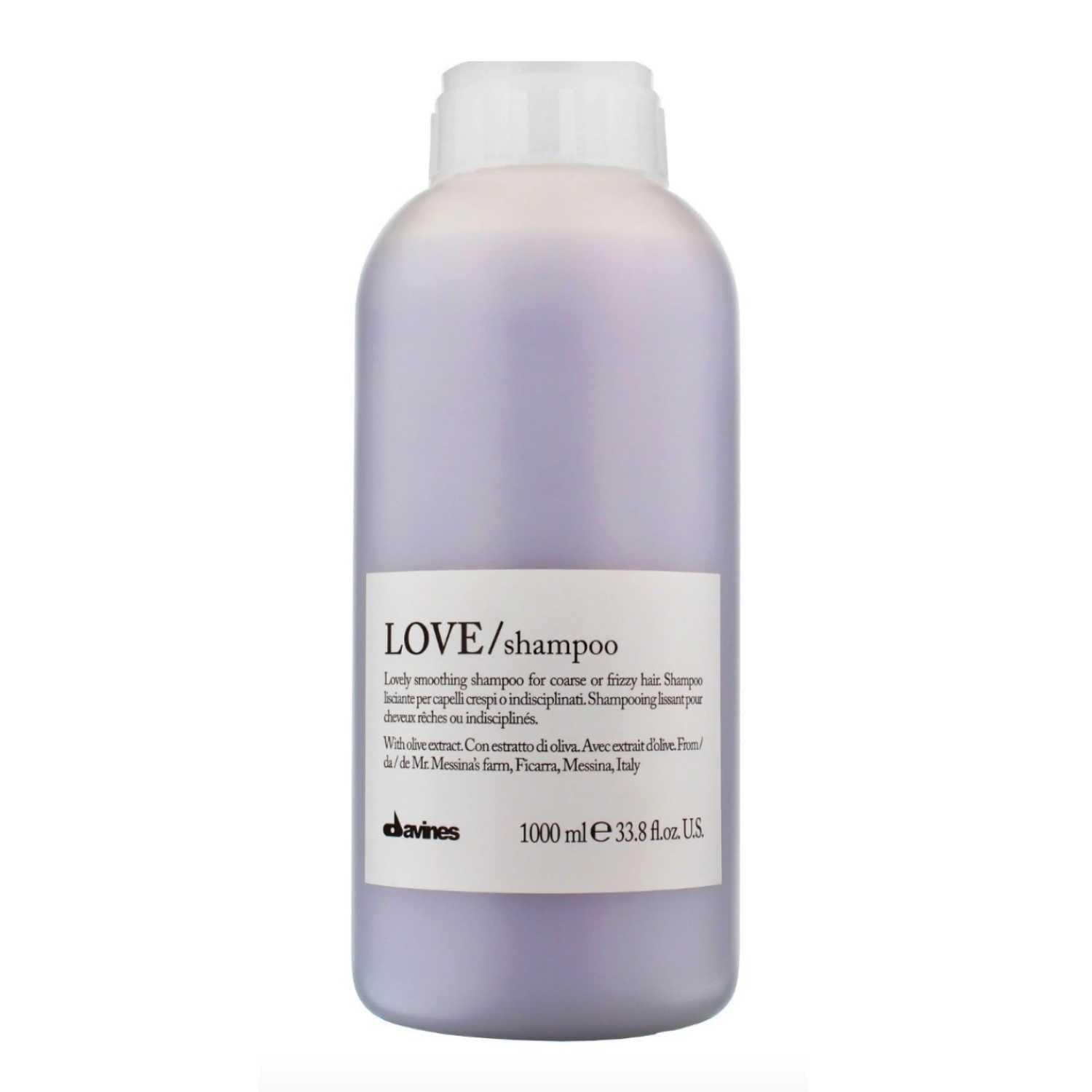 Davines LOVE Smoothing Shampoo 1000ml for Frizzy Hair